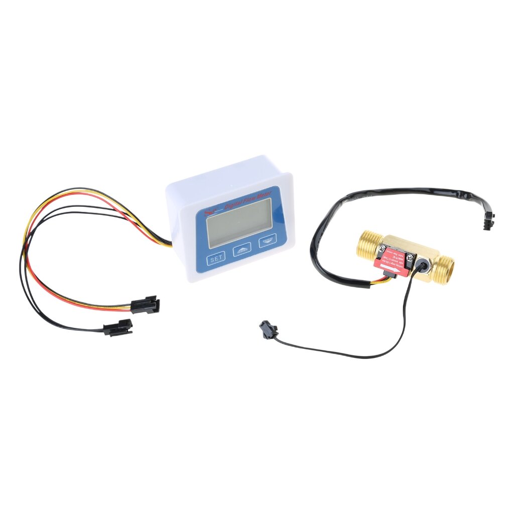 Многофункциональный Высококачественный Цифровой Расходомер малой мощности с Аксессуарами для 4-точечного Датчика расхода