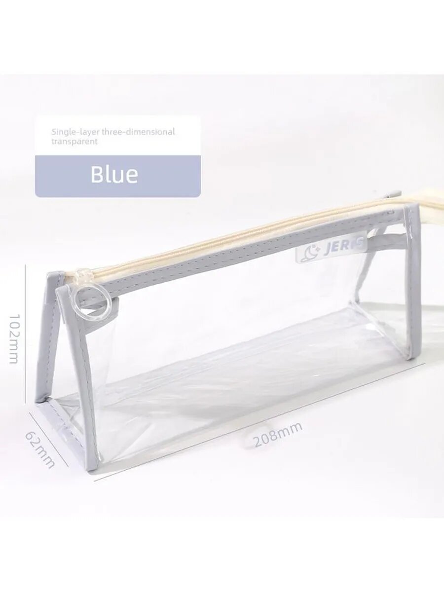 Пенал треугольный K-style, однослойный, синий