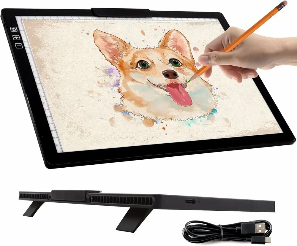 Светодиодный планшет А4 для рисования и копирования, световой планшет с подсветкой LED