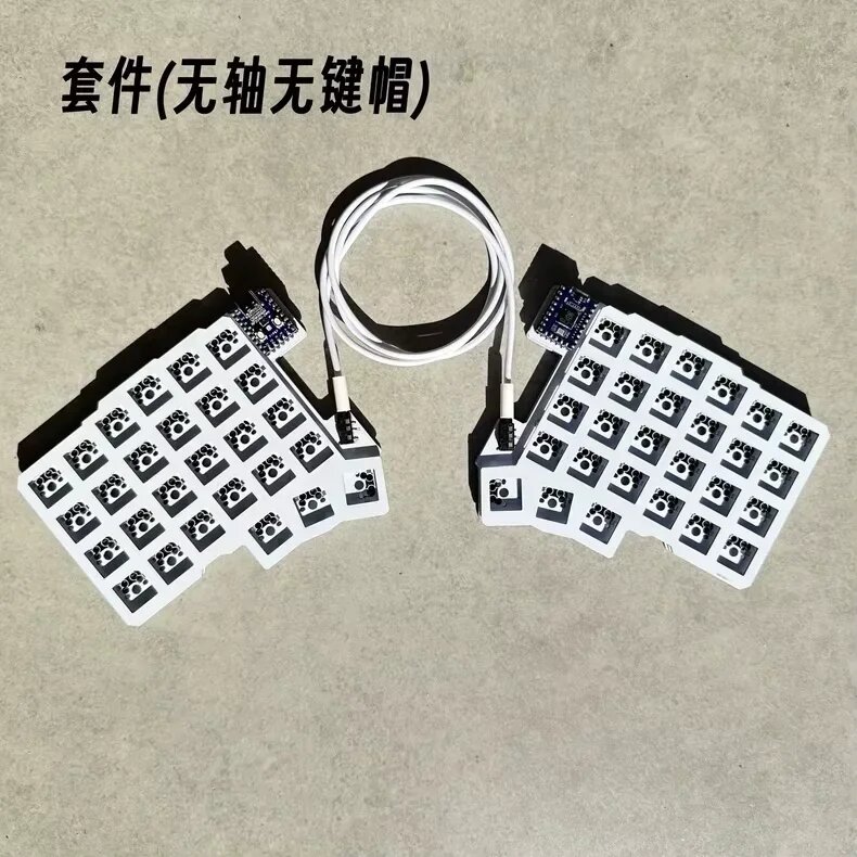 Silakka54 проводная сплит-клавиатура 61 клавиш, No keycaps switch