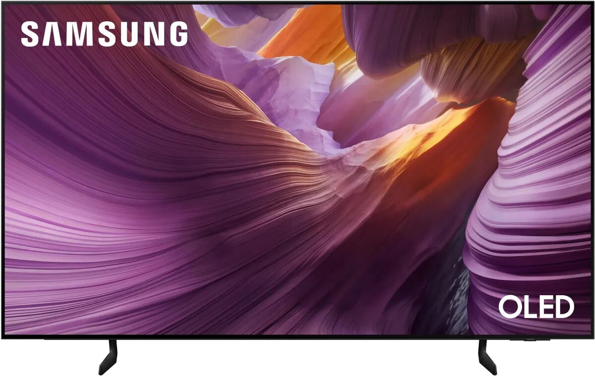 Телевизор Samsung QE55S85FAEXRU, диагональ 55", разрешение 4K, процессор QNEX, технология Quantum Dot