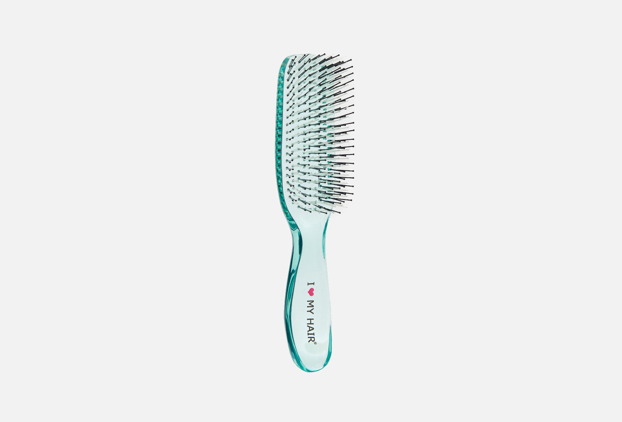 Парихмахерская щетка для мокрых волос I LOVE MY HAIR Русалочка 1801 зеленая
