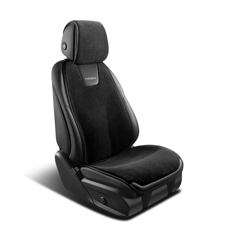 Универсальные зимние чехлы на автомобильные сиденья для Audi A3 A4 A5 A6 4F C6 C7 Q2L Q3 Q5 Q7 4L A1 100 Роскошные подарки Авто аксессуары для интерьера 1PC-Black