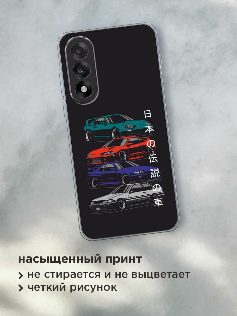 Чехол на OnePlus Nord 5 / Ван Плас Норд 5 с принтом "JDM Legend cars" — фото 1