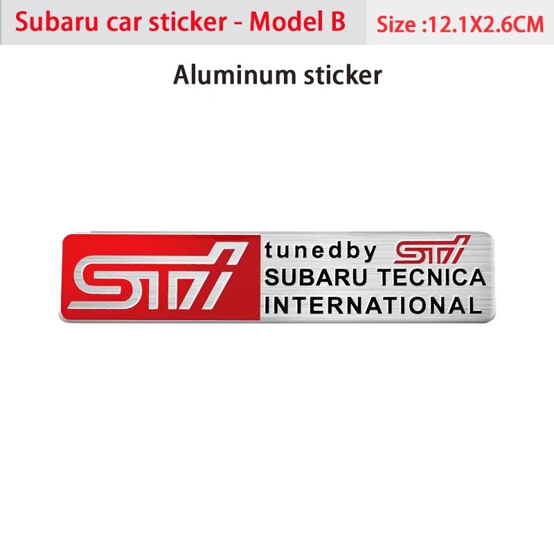 1 шт, спортивный VIP-автомобиль, эмблема, наклейка для Subaru STI Forester Impreza Legacy For STI B