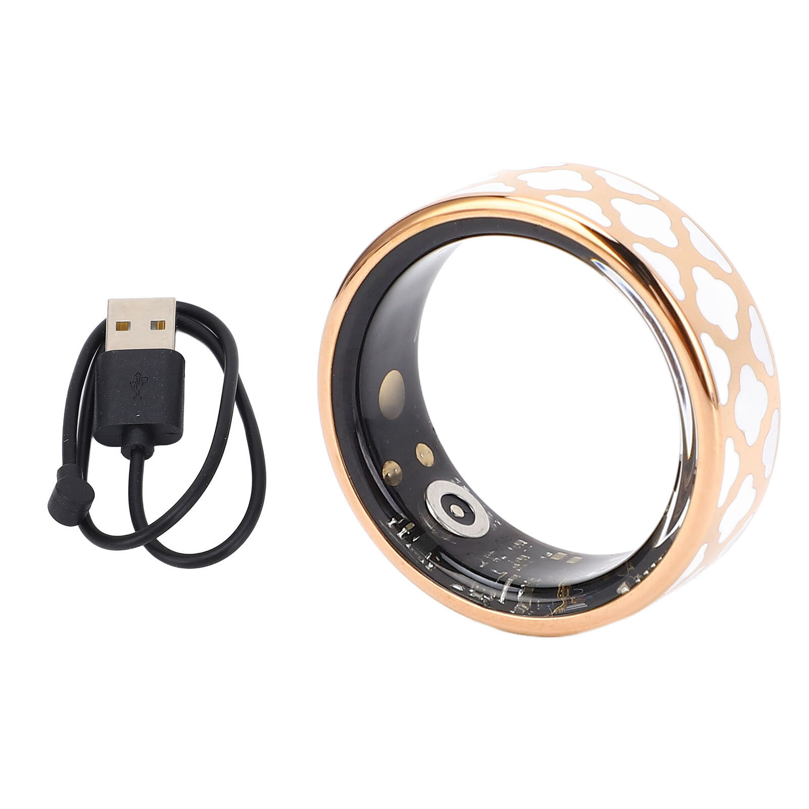 Умноекольцодляздоровья, мониторингтренировок, спортивныережимы, цифровойдисплей, нержавеющаясталь, водонепроницаемостьIP68, фитнес-трекер, размер8