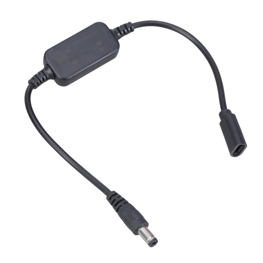 9V DC5521 Шнур Адаптера Питания USB C Женский 5V к Мужскому DC5.5mmx2.1mm Преобразовательный Кабель Питания Для Маршрутизатора Лампы Вентилятора и многого другого
