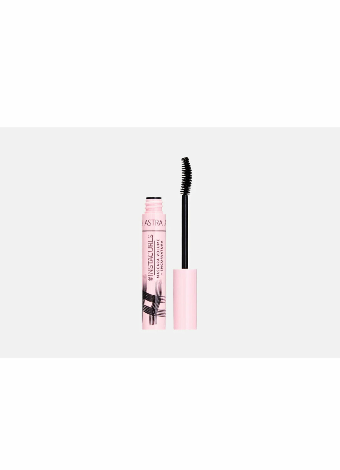 Тушь для ресниц Astra Make-Up Instacurls, изогнутая щеточка, придание объема и подкручивание