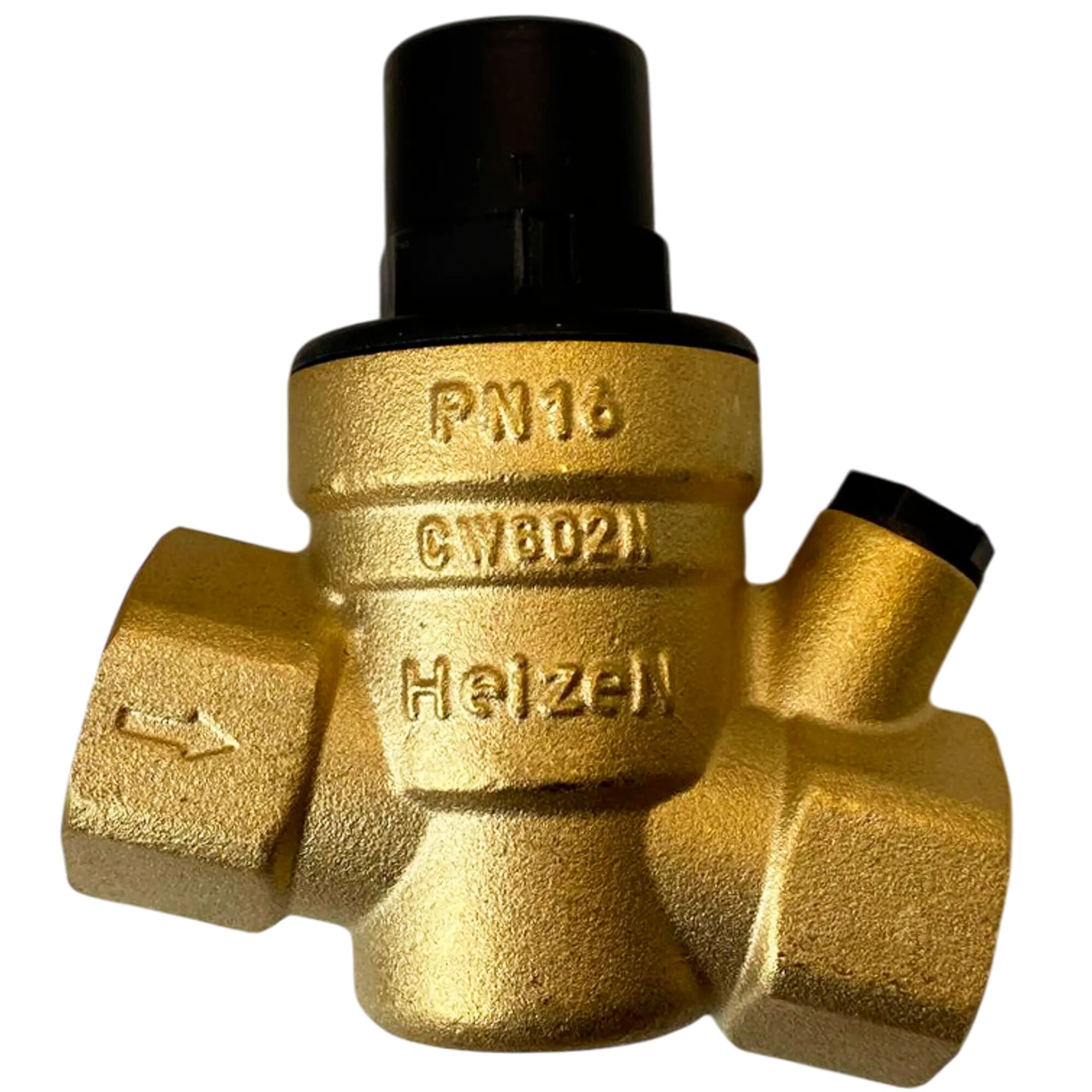 Heizen 224С мембранный редуктор давления, 1/2" ВР латунь, регулируемая производительность