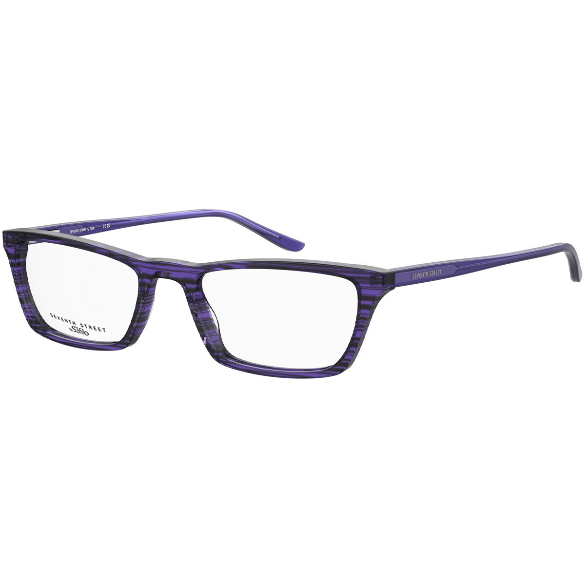 Seventh Street 7A 605 B3V Violet оправа для очков узкие женские очки элегантной формы в стиле кошачий глаз