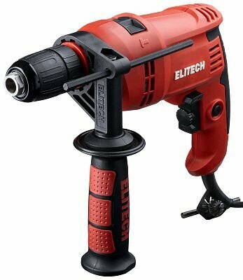 ELITECH ДУ 0813РЭ (E2201.032.01) Дрель уд,800Вт, БЗП-13мм,0-2800об/мин,2.2кг, чем, шт