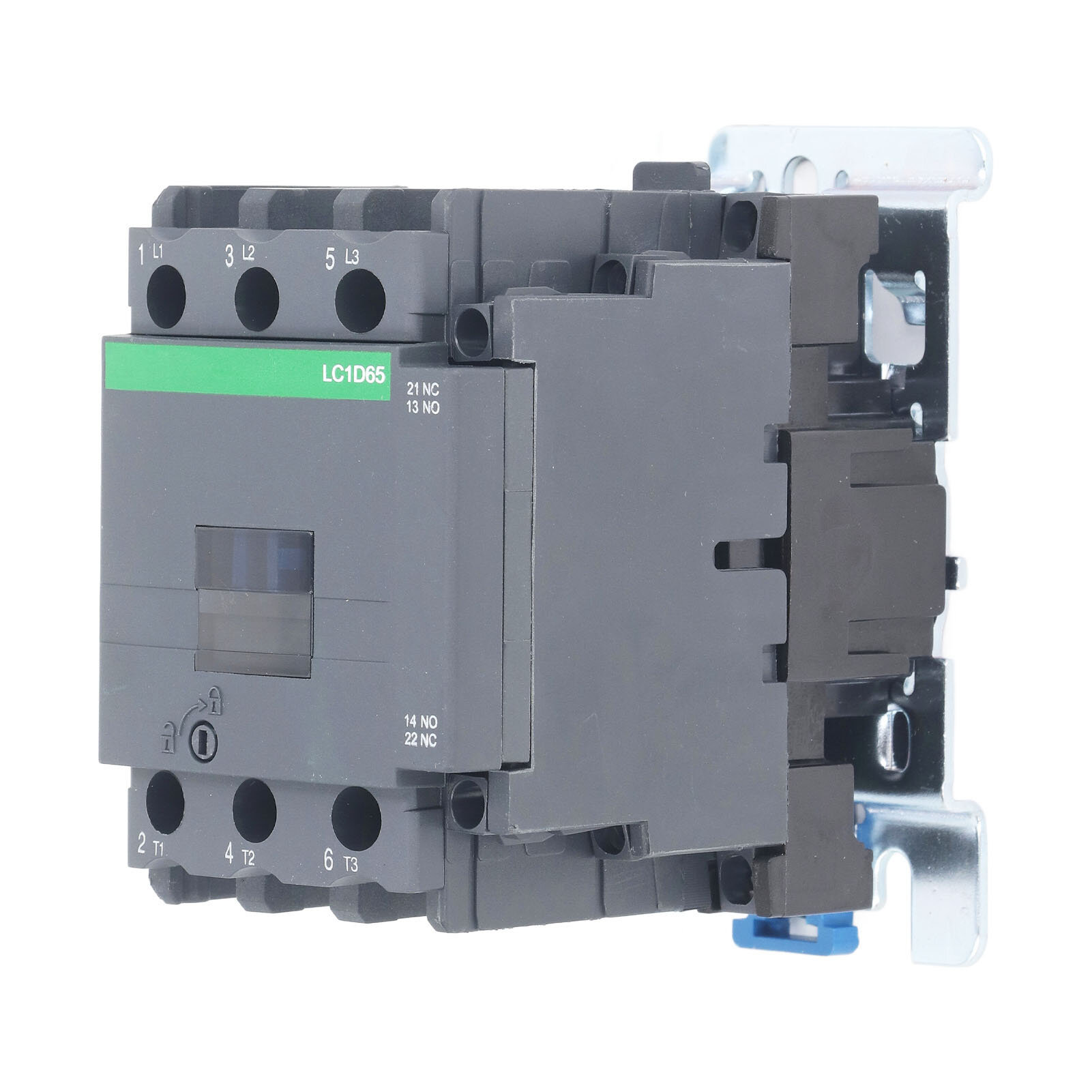 65A 380V AC контактор высокой чувствительности сильной проводимости теплостойкий 1NO 1NC, AC220V Катушка напряжения, материалы: PC, медь, сплав серебра, железо, Напряжение: 380V, Ток: 65A