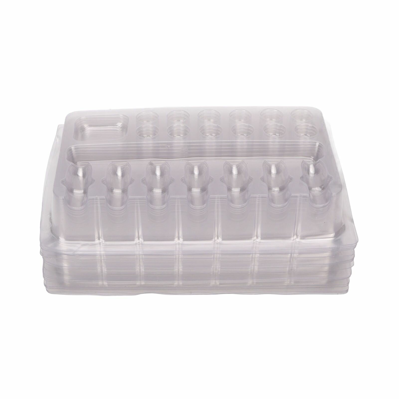 20 шт. одноразовые подносы для татуировок 2 в 1, многофункциональные подносы для красок и игл, безопасный и устойчивый материал