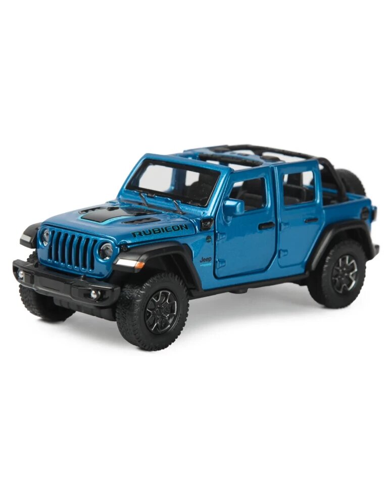 Внедорожник Rastar 64621 Jeep Wrangler Rubicon 4xe 1:32 синий