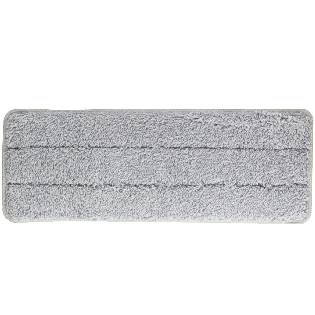 Насадка для швабры из микрофибры , сменная 13*20*33 см Bufett 640514, серая