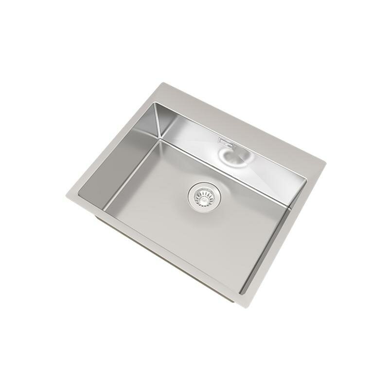 Кухонная мойка Florentina логика-нм LHM.600.510. B.10. S.10, нержавеющая сталь