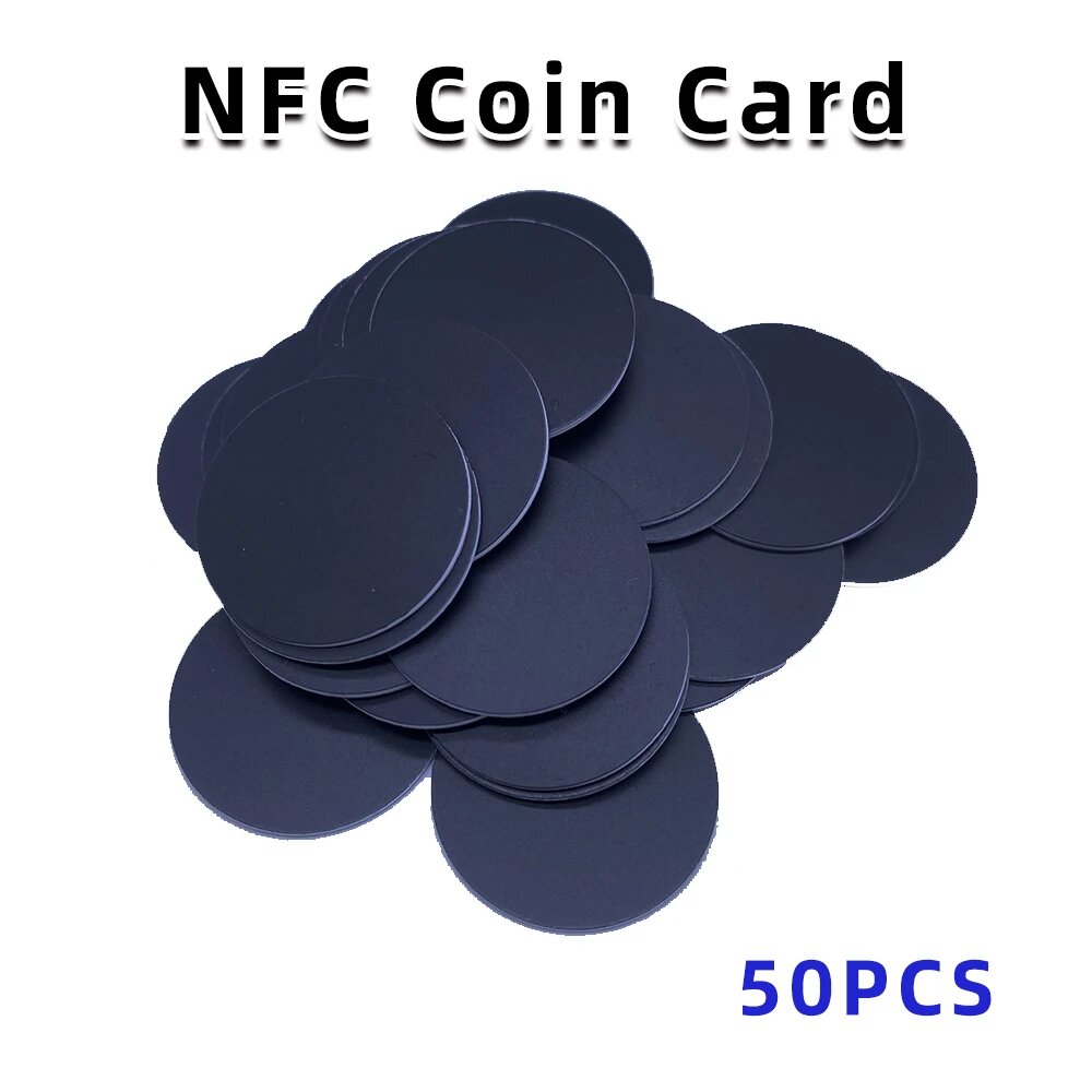 NFC RFID метки, черные, Guang Hongrun