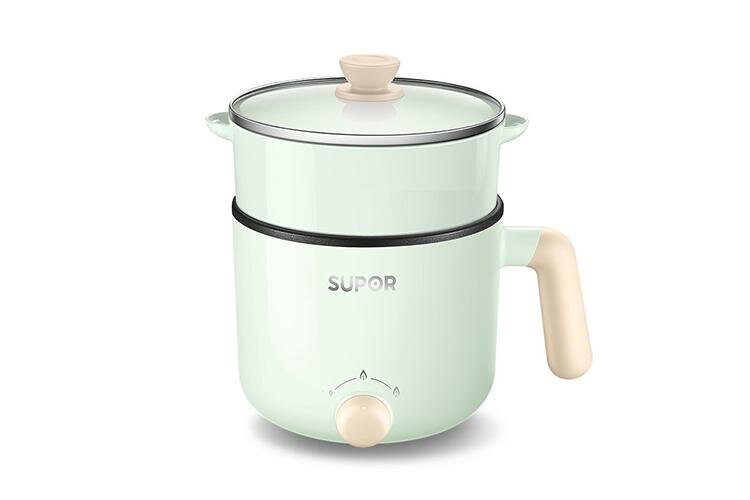 Электрическая фондюшница SUPOR, 1,2 л, зеленая, для приготовления фондю