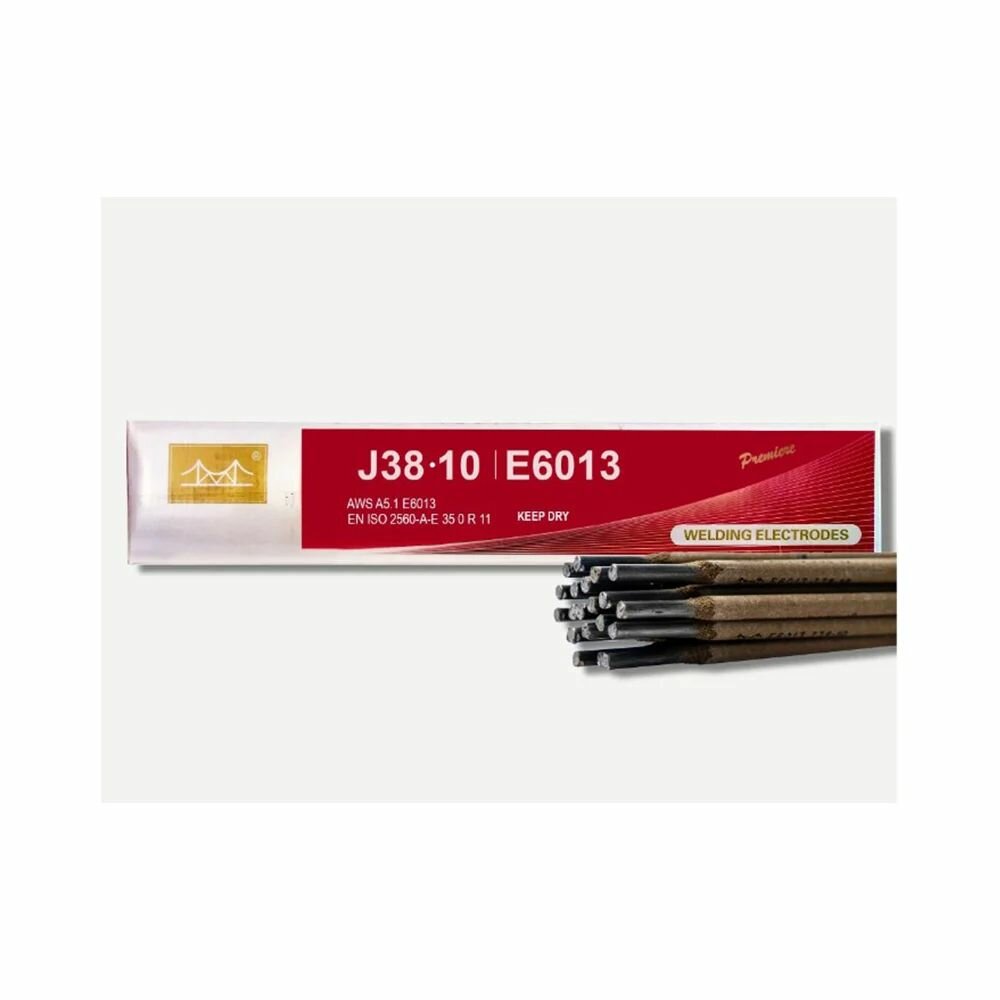 Электроды c рутиловым покрытием J38.10 3.2 мм, 5 кг, аналог OK 46.00 GOLDEN BRIDGE 209