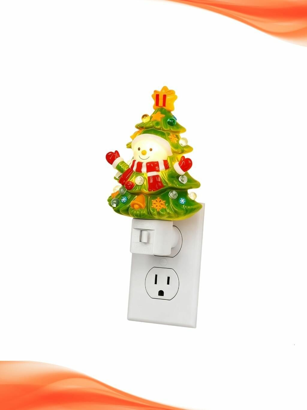 Небьющаяся LED-гирлянда в виде ёлки, - A