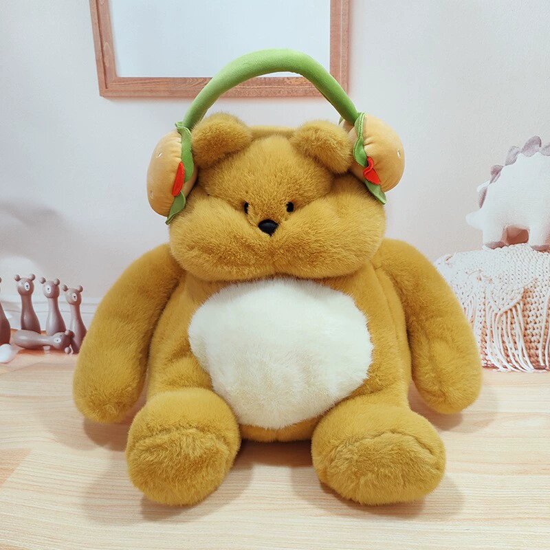 Официальная лицензированная плюшевая игрушка Nasal Bear B Bear A Rabbit, парная кукла-медведь Nasal Bear Rabbit,