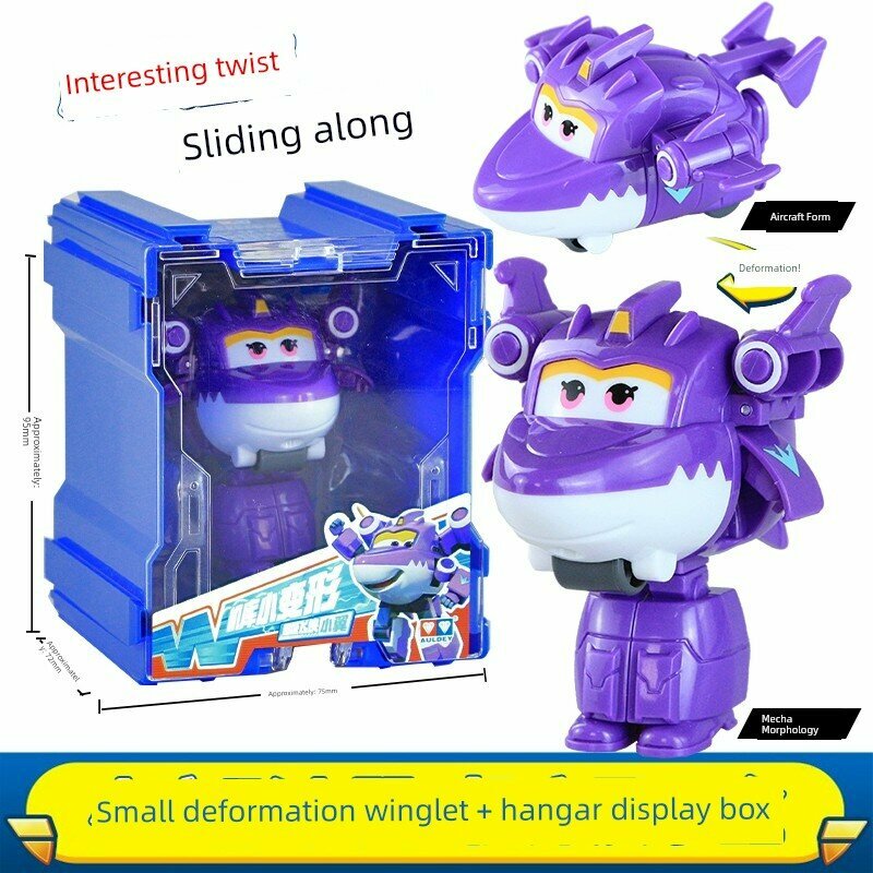 Игрушки-трансформеры Audi Double Diamond Super Wings: мини-роботы Ledi, Qiqi, Little Wing, Tata, Coolway, Jin Xiaowei