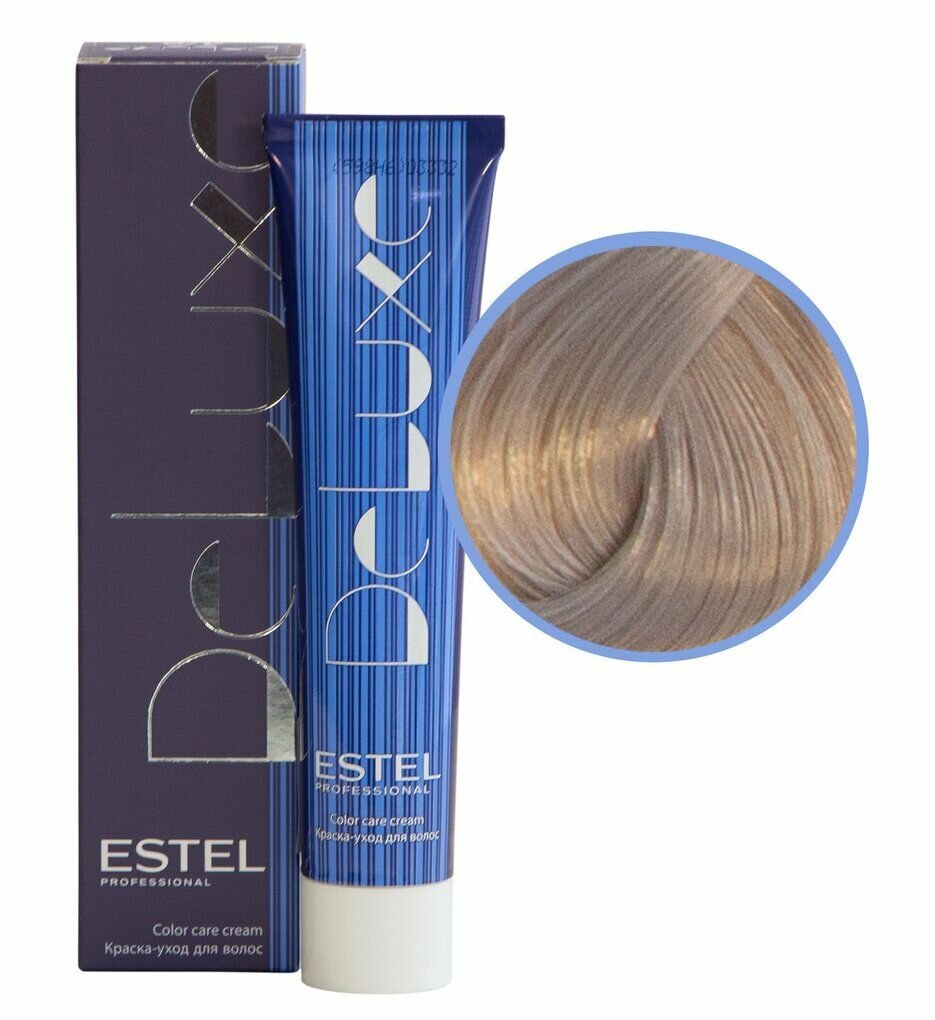Estel Professional Краска-уход DeLuxe 10/61 светлый блондин фиолетово-пепельный