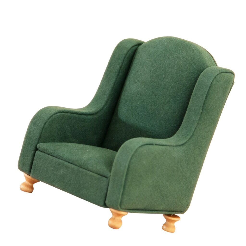 Миниатюрная Модель Дивана Кукольного Домика 1/12 С Деревянным Каркасом И Тканевой Обивкой