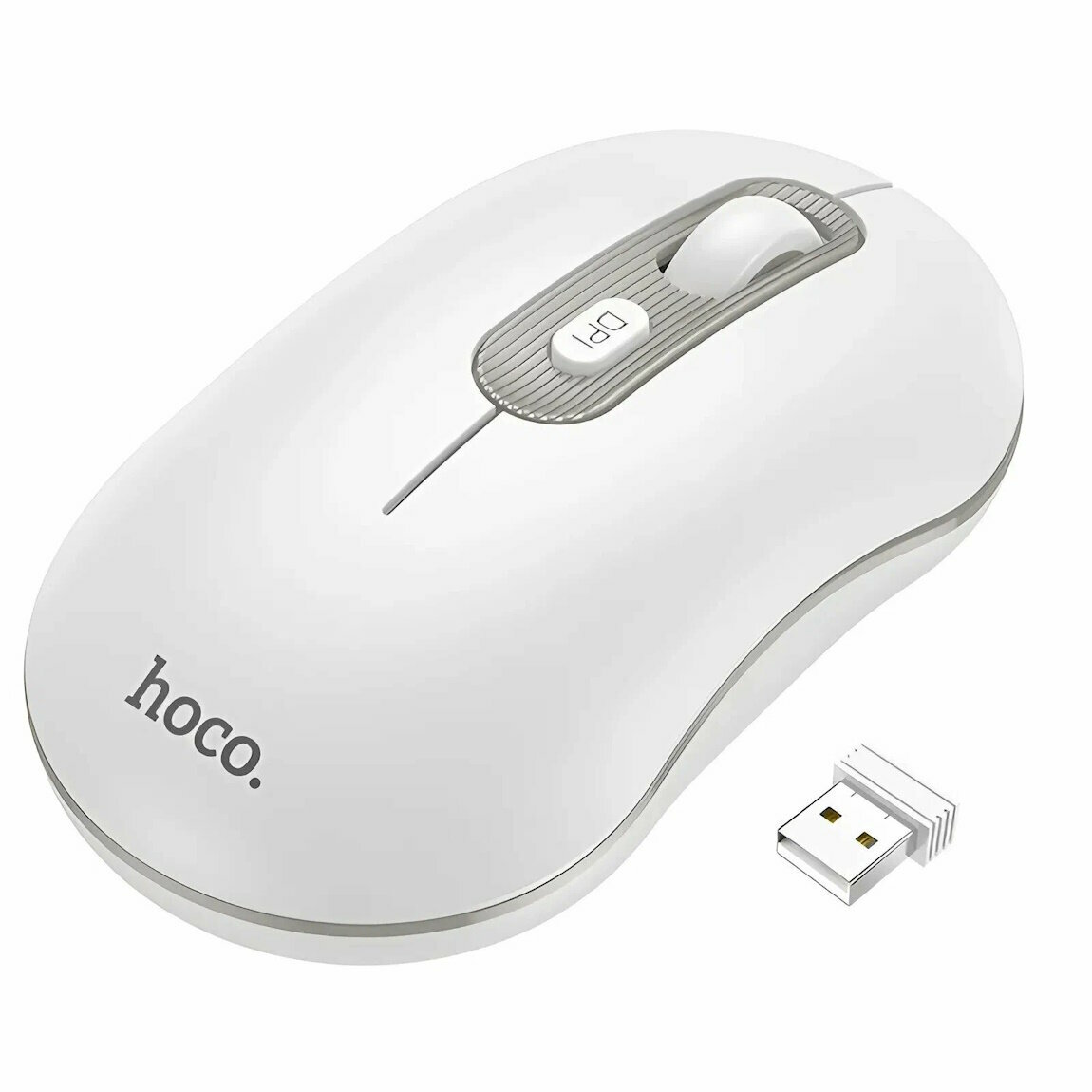 Беспроводная мышь HOCO GM21, оптический сенсор, USB Type A, 1600 DPI