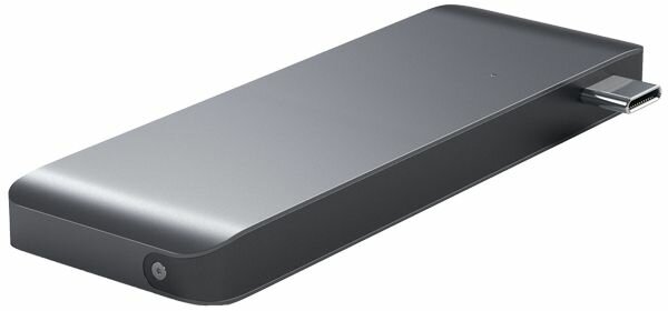 Разветвитель Satechi "Passthrough Hub", серый, для нескольких устройств