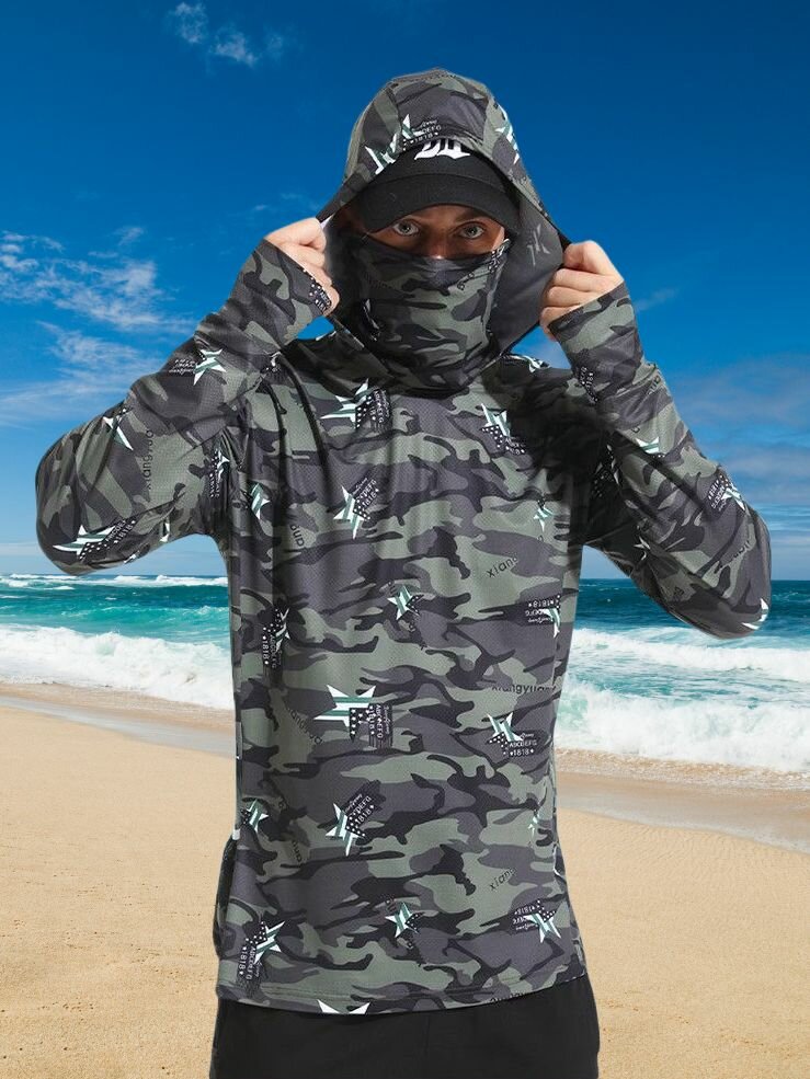 Джерси для рыбалки/Быстросохнущий дышащий рыболовный костюм для защиты от солнца