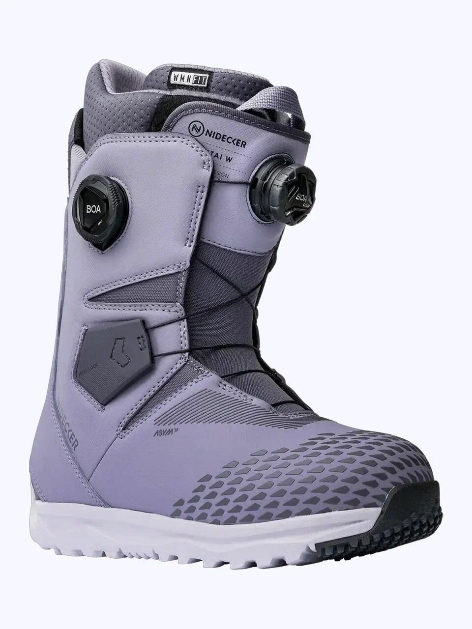 Ботинки женские для сноуборда NIDECKER Altai Women, двойные BOA, жесткость 7, размер: 25.5 см.