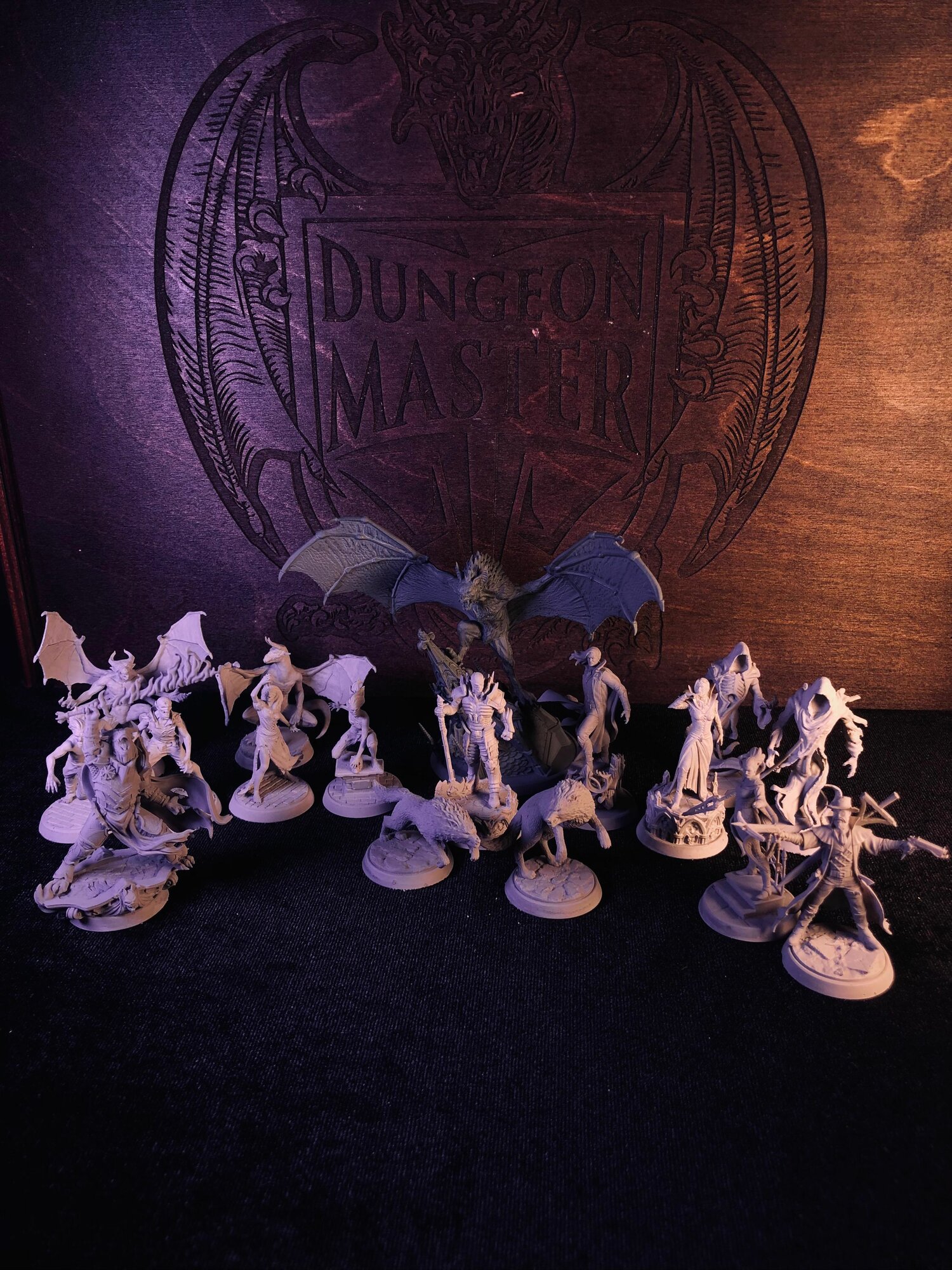 Большой набор миниатюр для вампирского приключения - Миниатюра для настольных игр DnD, ДнД, Dungeons & Dragons, Pathfinder.