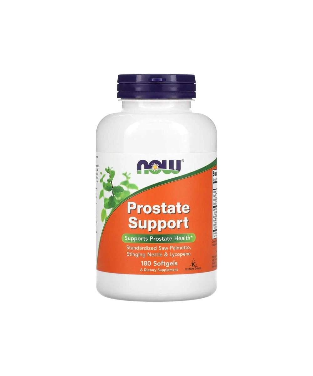 NOW Foods Prostate Support, Поддержка Простаты 180 гелевых капсул