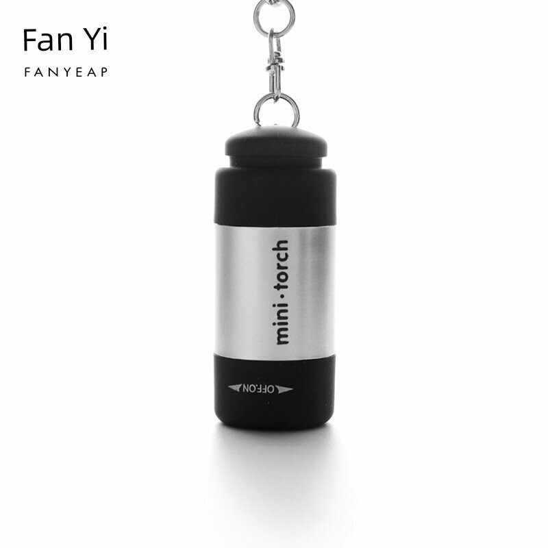 Фонарик-брелок A1ZOQ001 - миниатюрный фонарик, мощный свет, перезаряжаемый, компактный, портативный, для общежития и