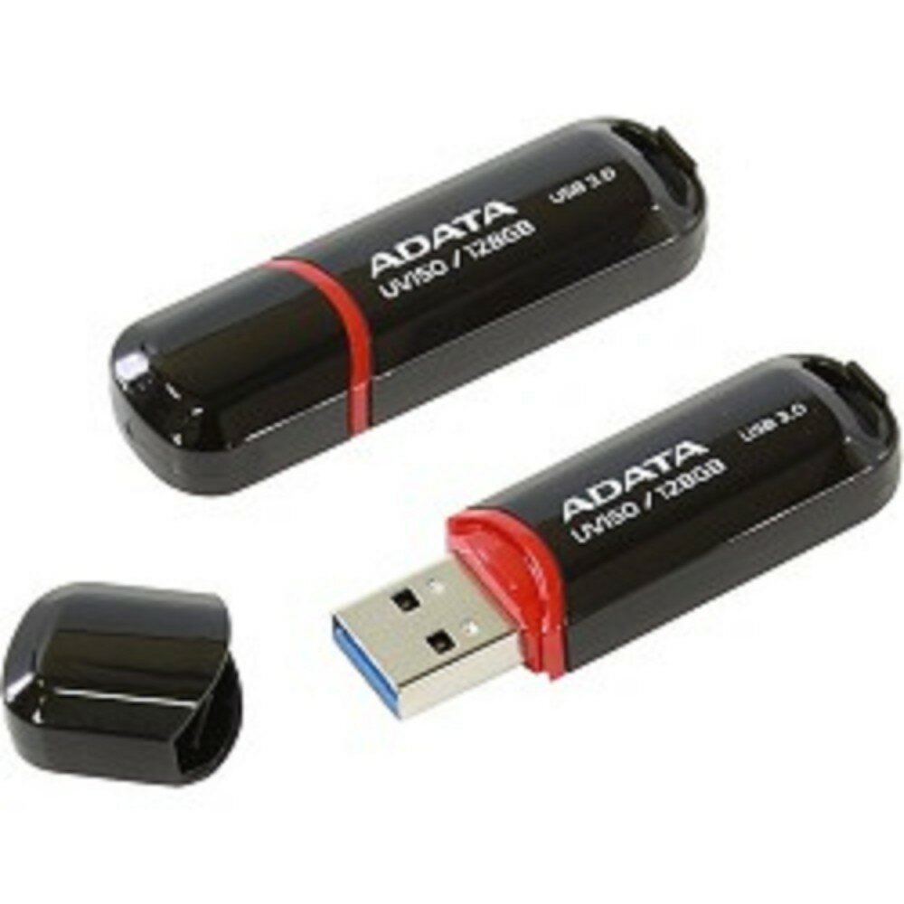 Флешка USB Flash A-Data UV150 Черный 128 ГБ