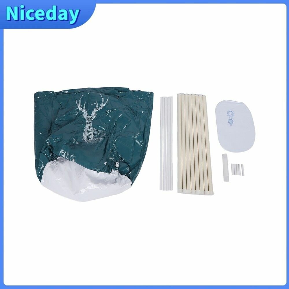 Портативная складная гидромассажная ванна из ПВХ, 80 литров, с креплением