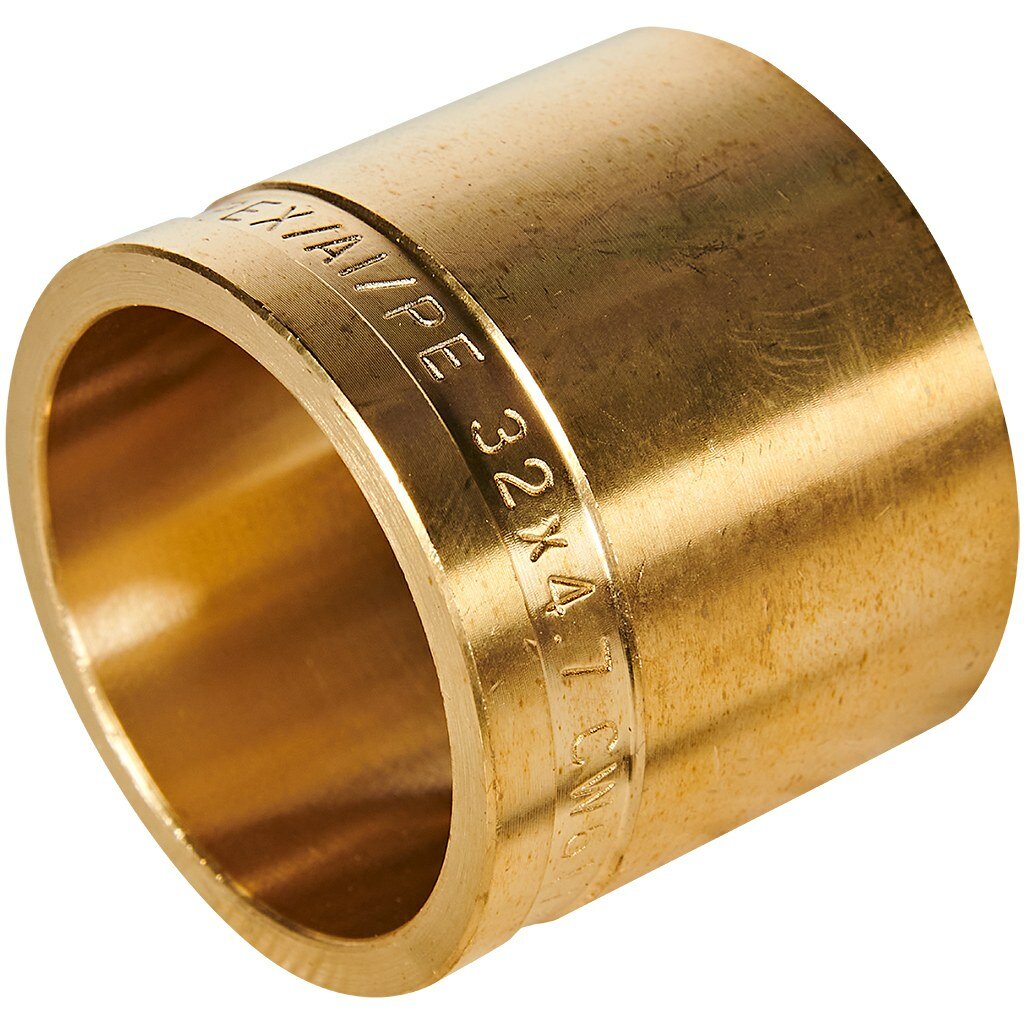 Гильза монтажная 32 мм. для труб PEX аксиальная ROMMER (RFA-0020-000032)