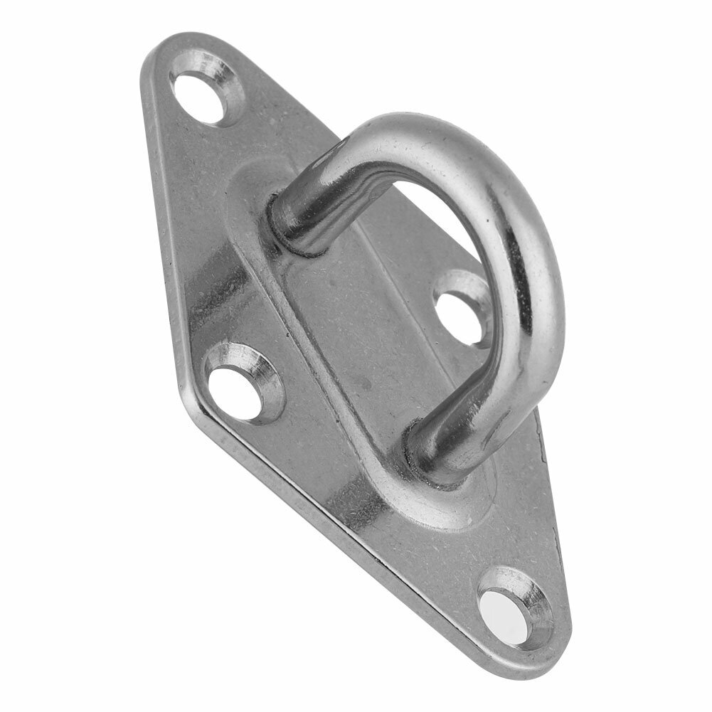 304 Stainless Steel Boat Diamond Pad Eye Plate Marine Grade Boat/Yacht Accessory 6mm