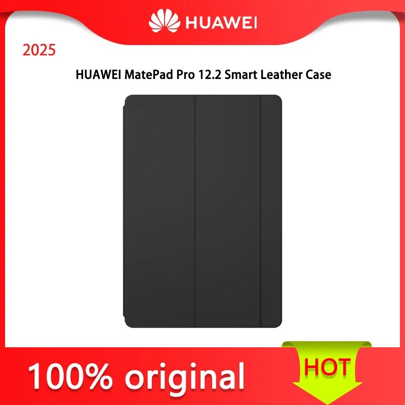 Huawei M-Pencil Pro 2025 с умной клавиатурой и кожаным чехлом 12.2 case black