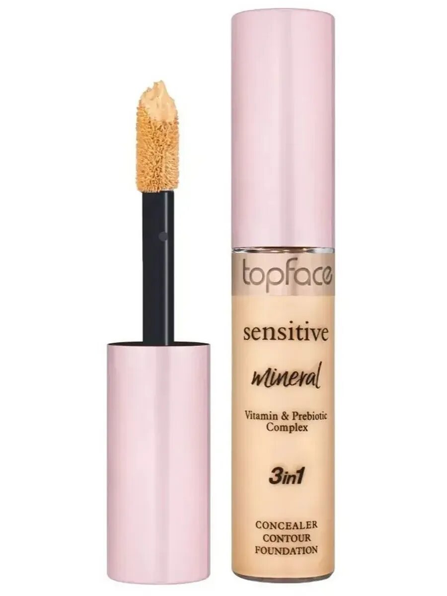 Консилер Topface Sensitive Mineral 3in1 Concealer, Минеральный, 004