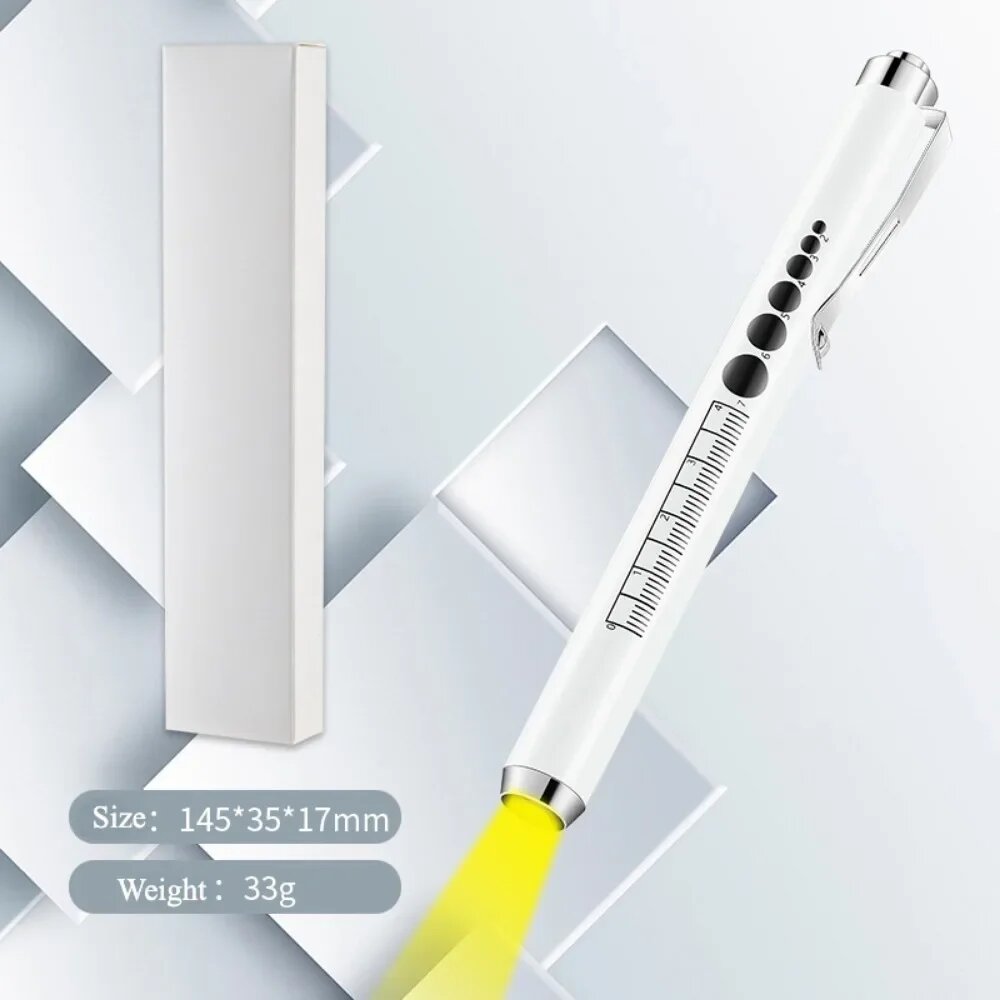 Портативный Медицинский Стетоскоп-фонарик — Перезаряжаемый Через USB Водонепроницаемый Светодиодный Фонарь С Клипсой Для Медс.