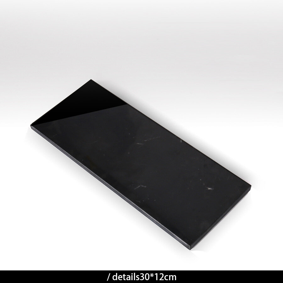 Горячая модель SG для декора ванной комнаты отеля, черный мраморный поднос, ароматерапевтический набор, итальянский стиль украшения