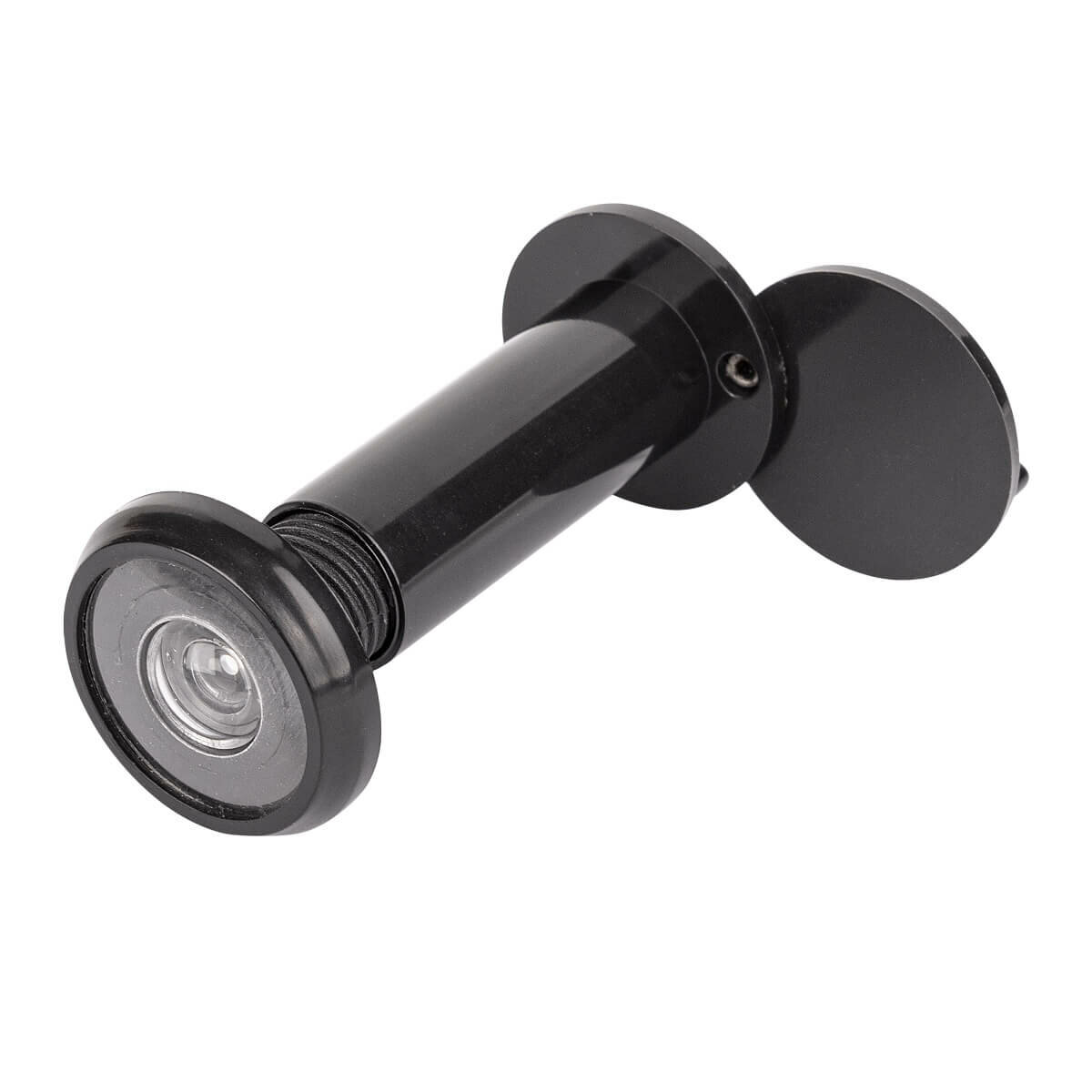 Глазок дверной MARLOK ГДШ-2, пластик 50-85 мм, d 16 мм, 200 градусов BL, черный