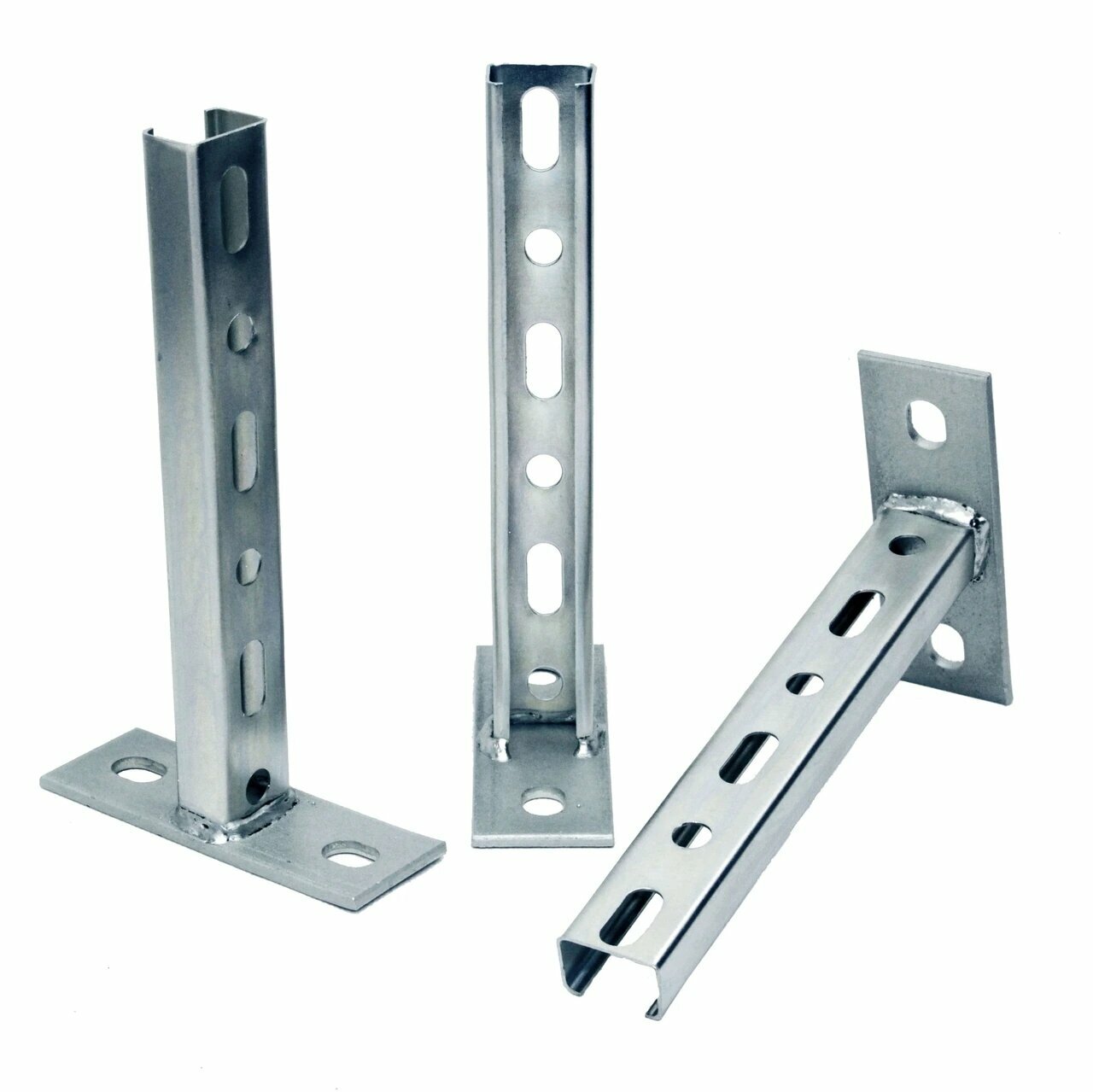 Т-образный кронштейн 20х30х400 мм стальной, оцинкованный "МастерБолтиков" (1 шт)