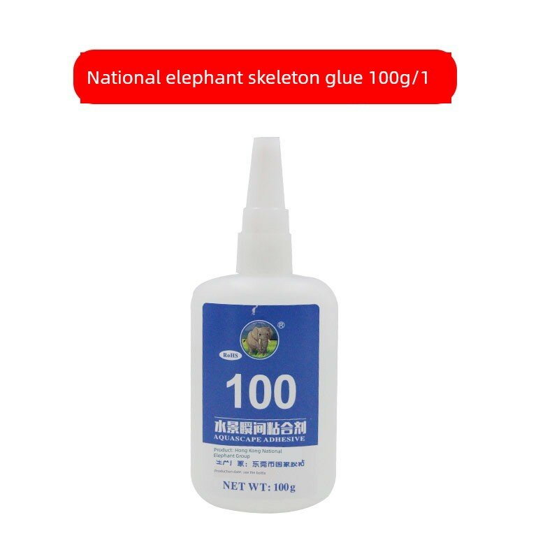 Национальный клей для скелета слона, деревянные когти, избитый коралловый мертвый камень, аквариумный клей с мгновенным