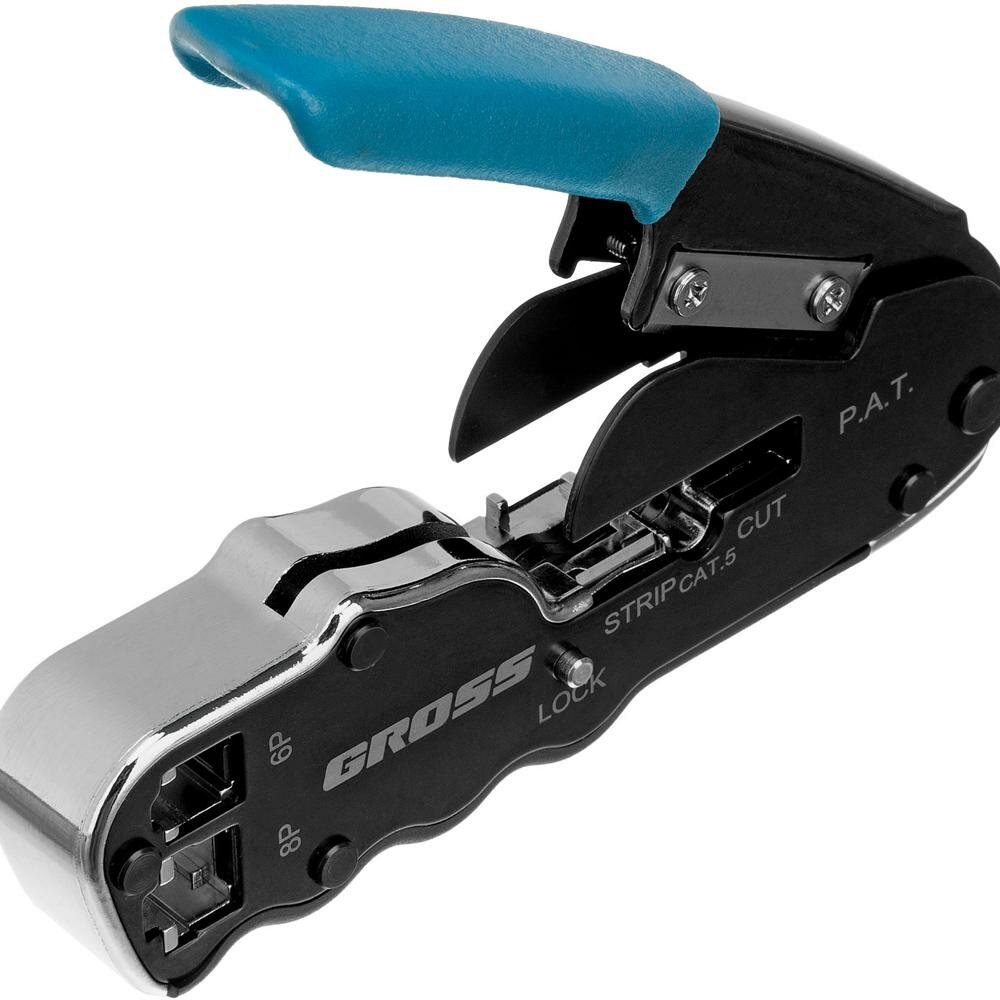 Клещи для обжима телефонных и компьютерных клемм Gross 17723