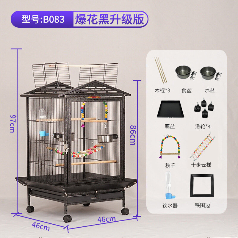 Клетка для домашних животных, прямые поставки от производителя, оптовая продажа клеток для птиц, высококачественная клетка для птиц, большая вилла, новая клетка для птиц, акриловая клетка для попугаев