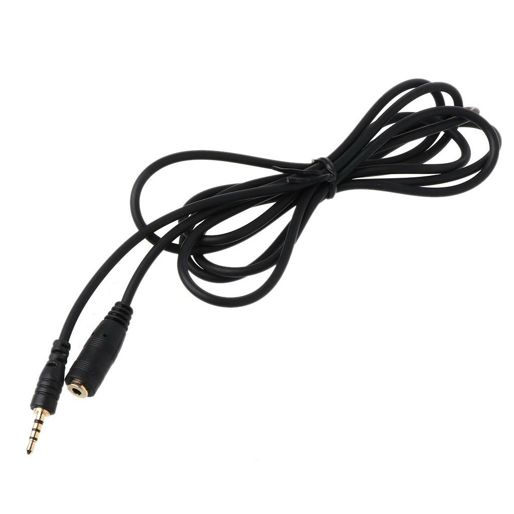 Кабель AUX 2.5mm (M–F), Черный