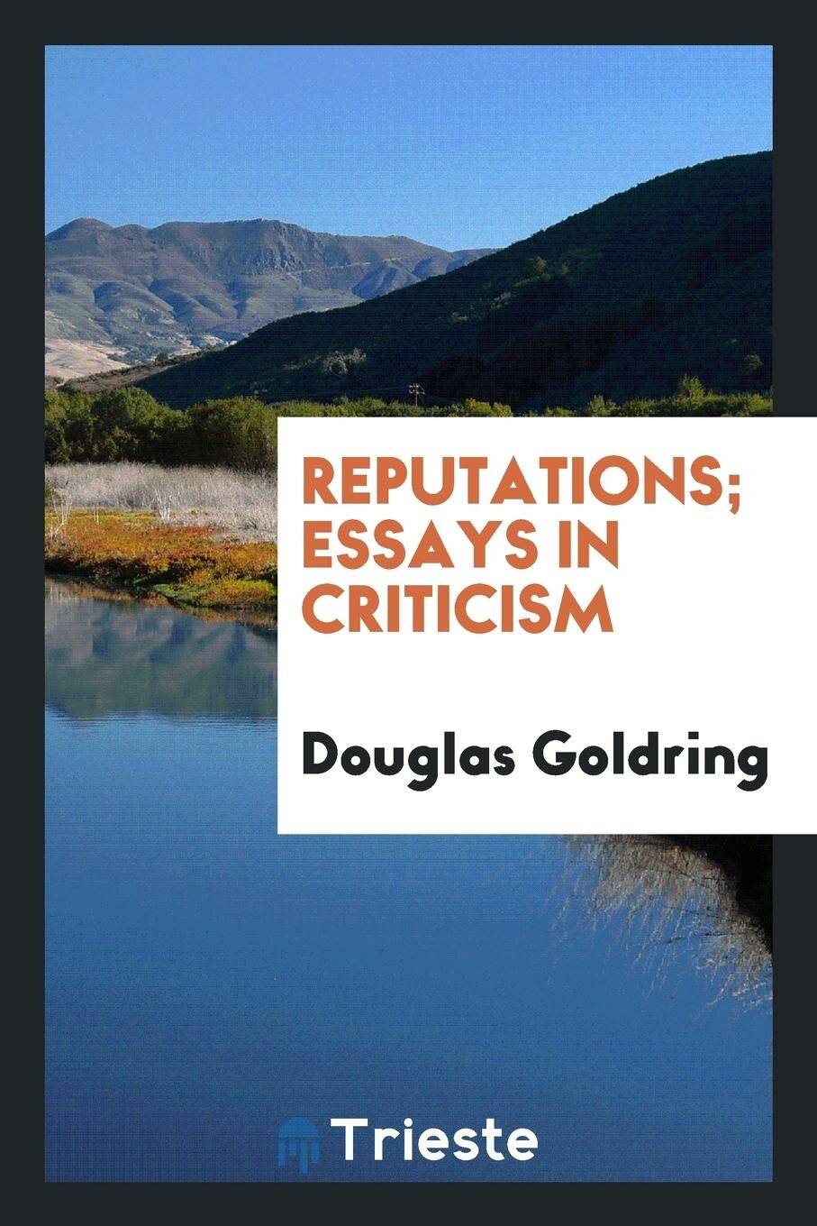 Reputations; essays in criticism — фото 1